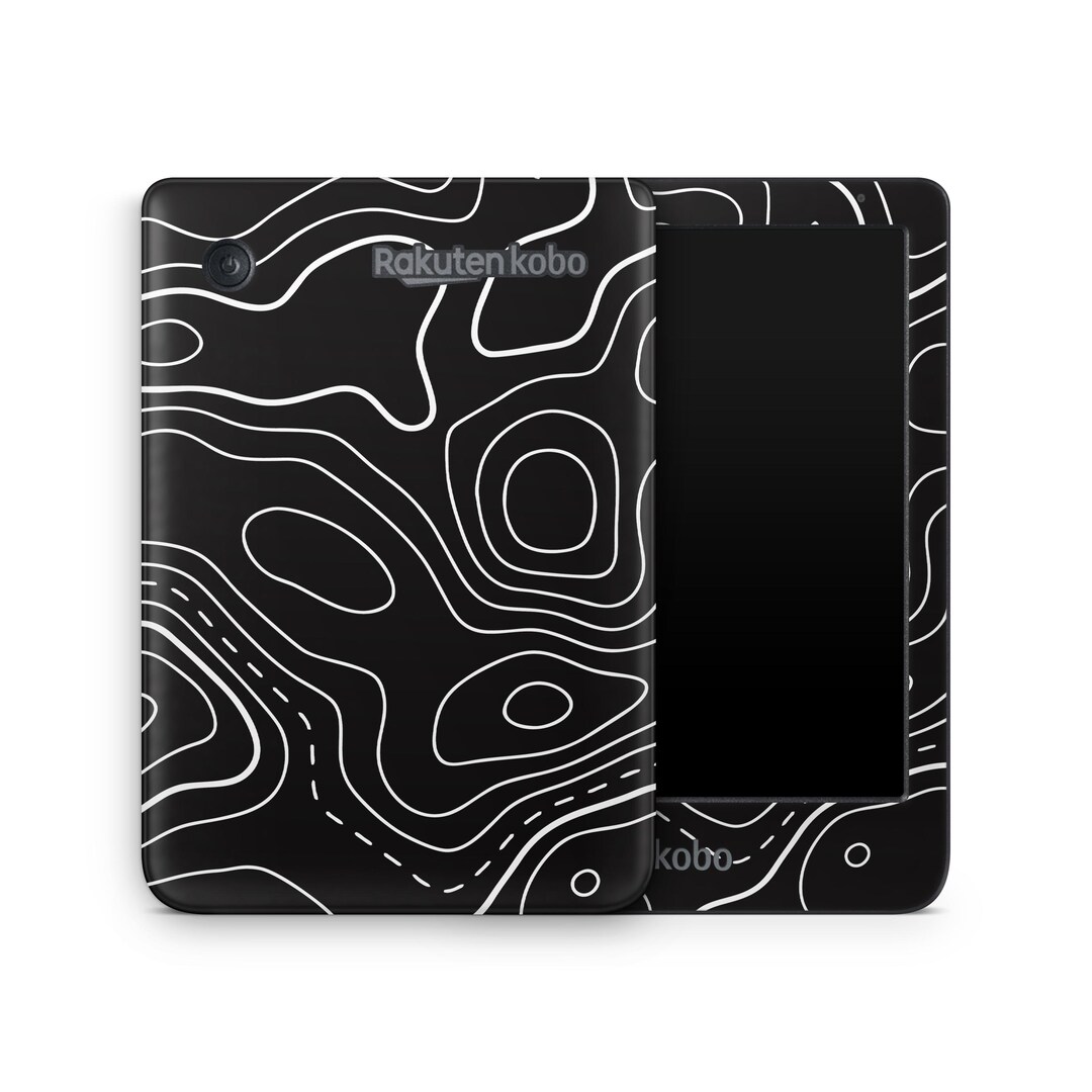 Topographic Map Kobo Protective Skin, Kobo Cover Vinyl Wrap, Kobo ...