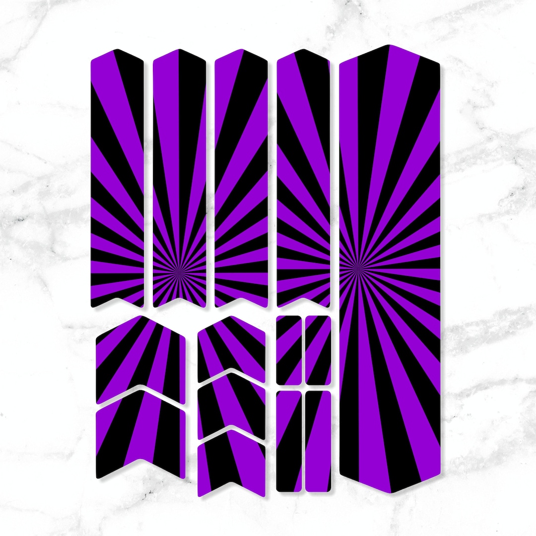 Bicycle Frame Fork Protector Decals Set 14 Pcs / Mtb Protection Guard ...