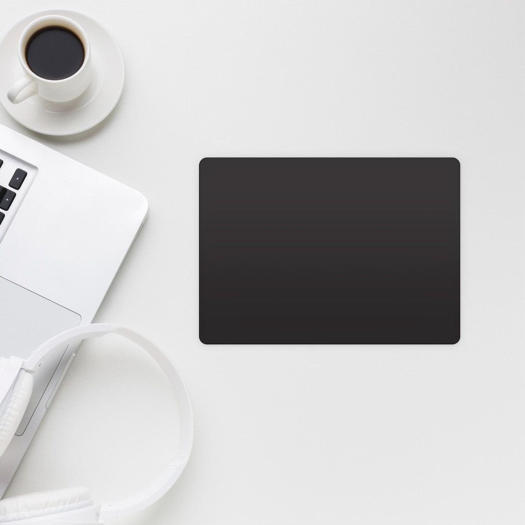 MATTE BLACK Skin for Apple Magic Trackpad 1 2 3, Matte Black Wrap for ...