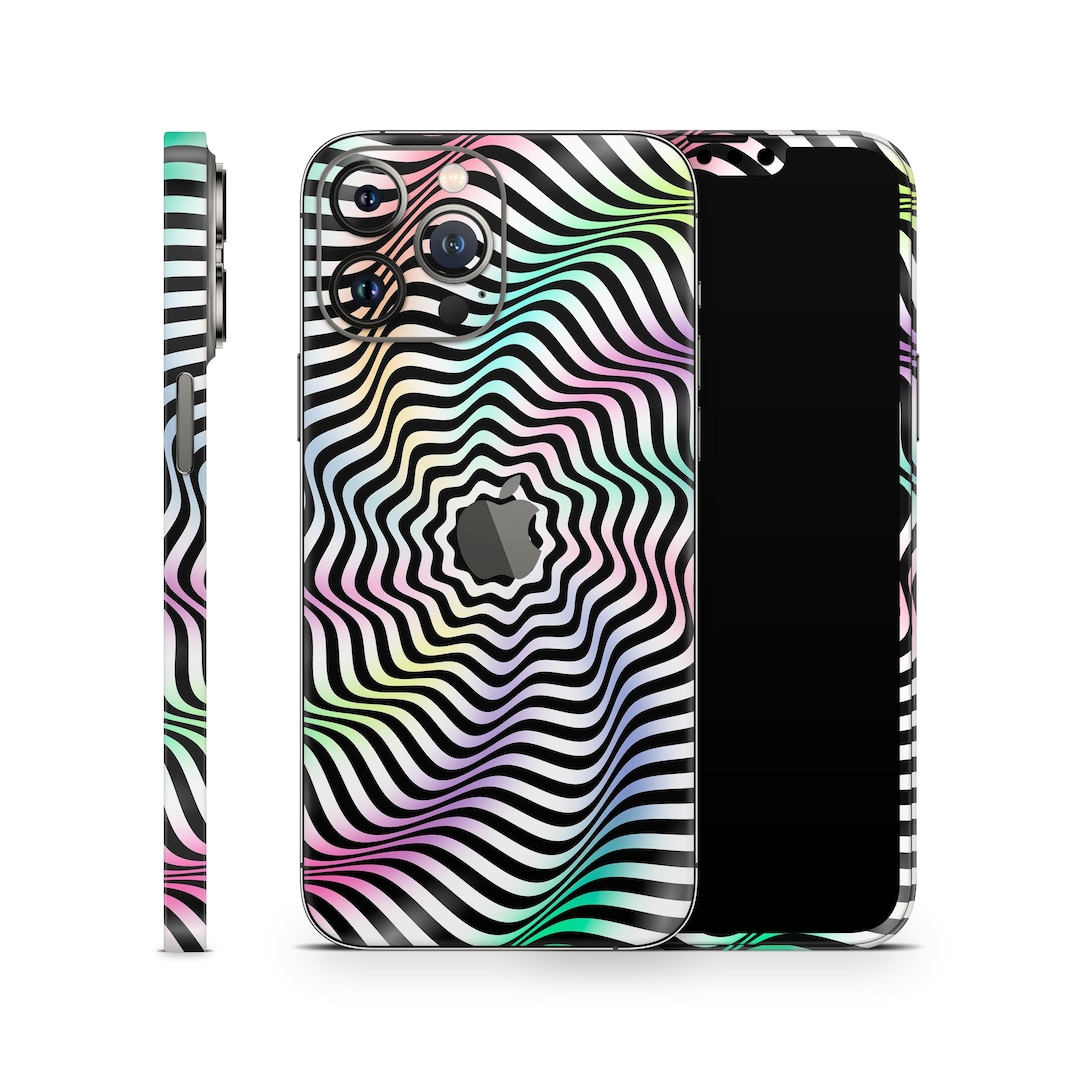 Psychedelic Skin for Apple Iphone, Abstract Pattern Vinyl Cover ...