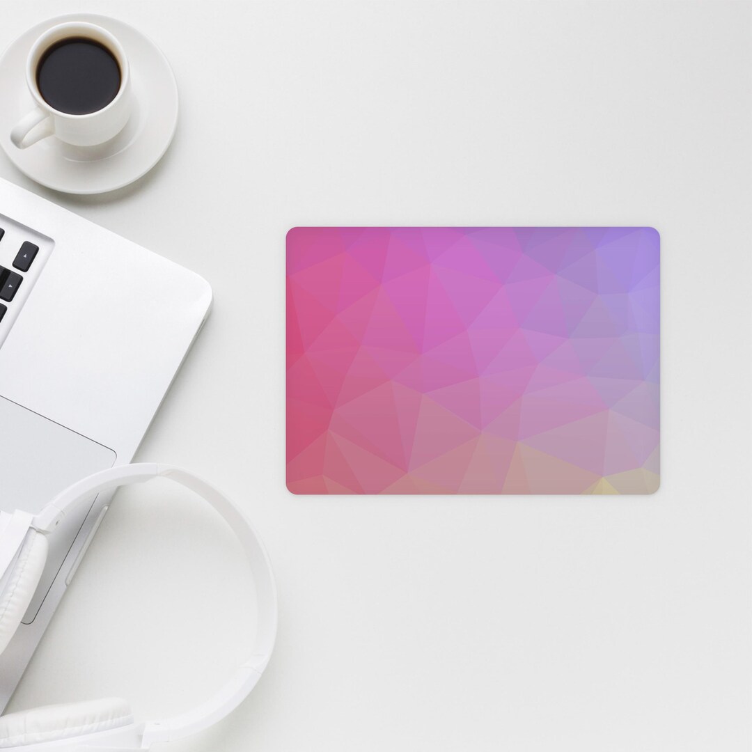 Pink Polygons Skin for Apple Magic Trackpad 1 2 3, Abstract Colorful ...