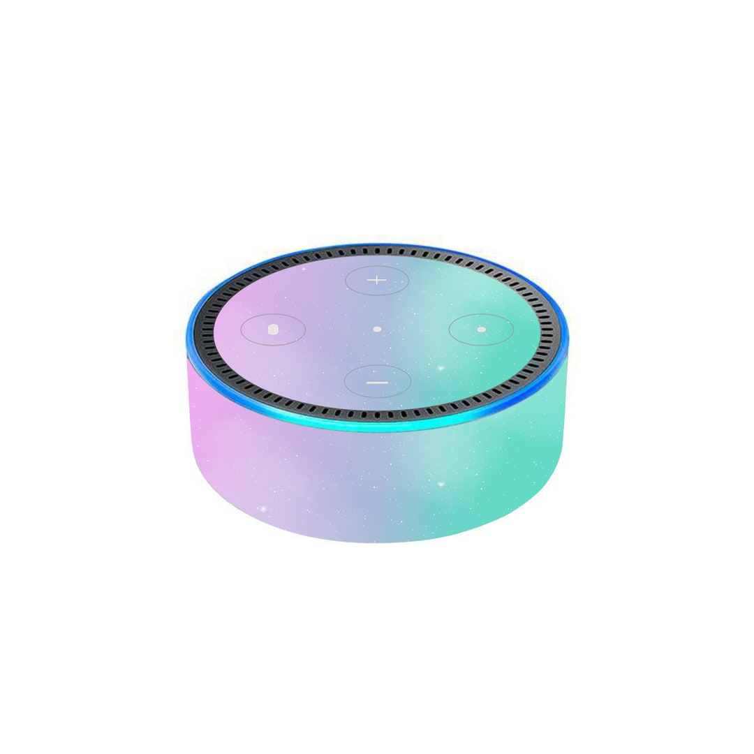 Pastel Galaxy Sky Protective Skin for Amazon Echo Dot 2, Printed Vinyl ...