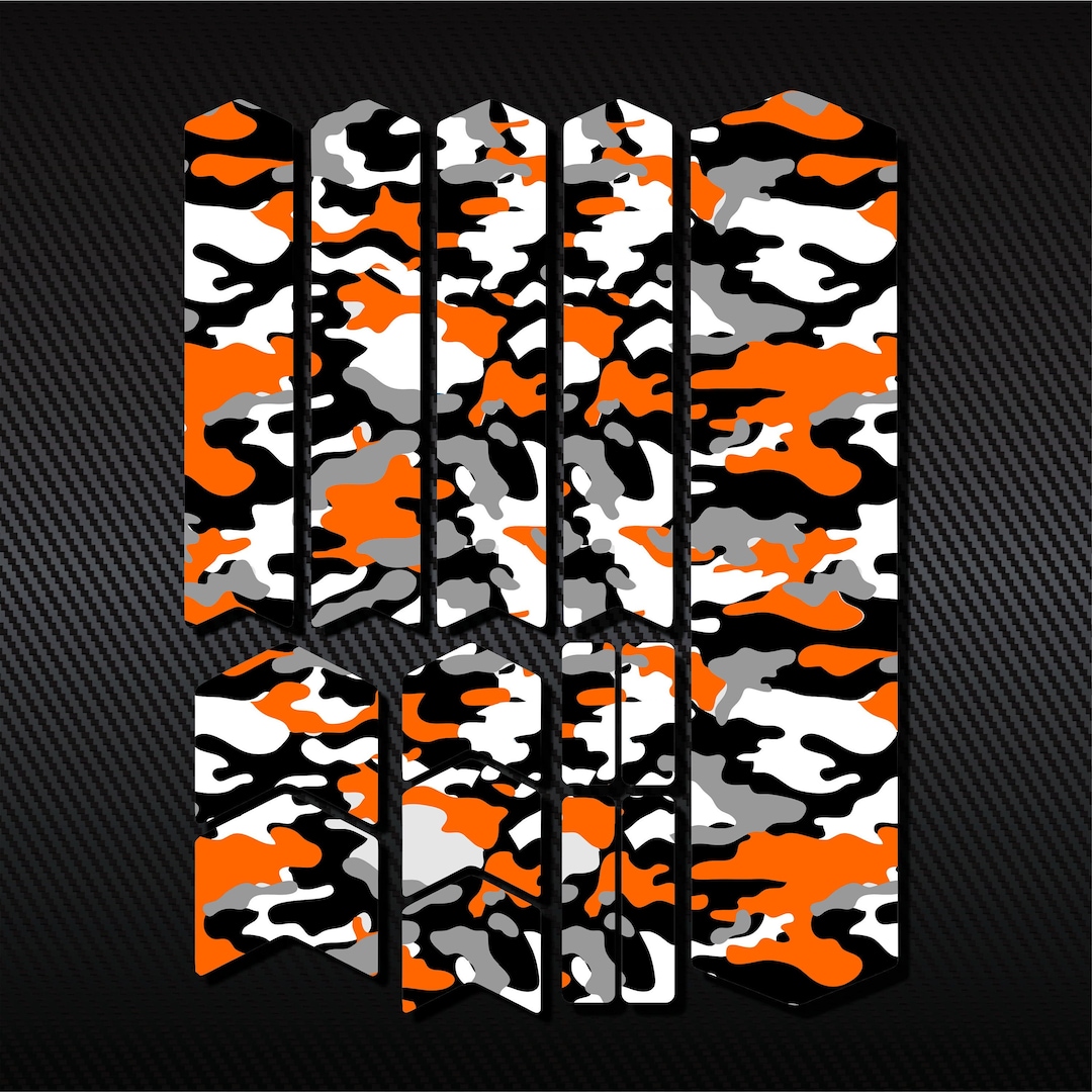 Bicycle Frame Protector Decals Set 14 Pcs / Mtb Protection Guard ...