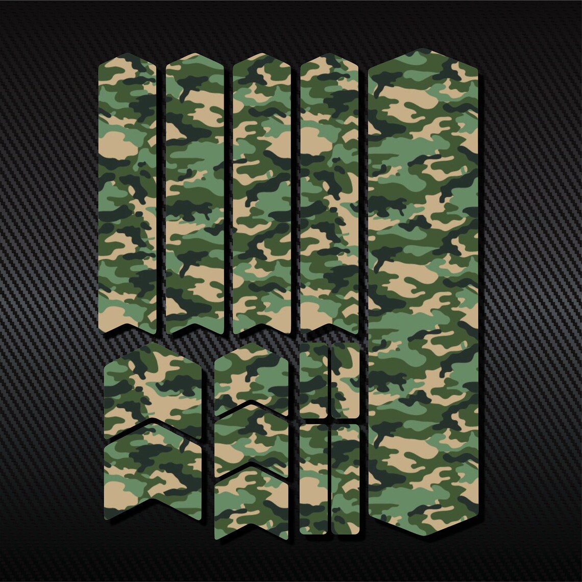 Bicycle Frame Protector Decals Set 14 Pcs / Mtb Protection Guard ...