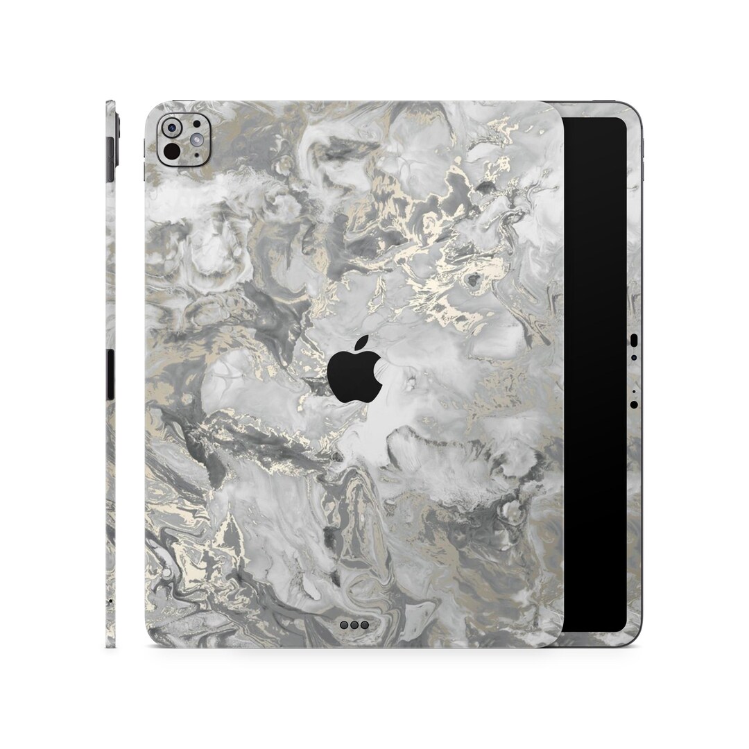 Grey Abstract Marble Skin for Apple Ipad, iPad Decals, iPad Stickers ...