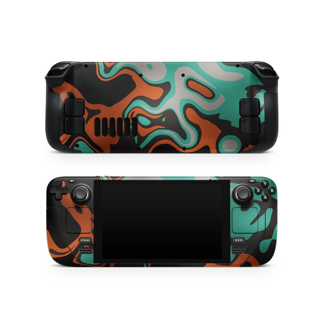 Abstract Camo Steam Deck Skin, Skins for Steam Deck Oled, Swirl Pattern ...