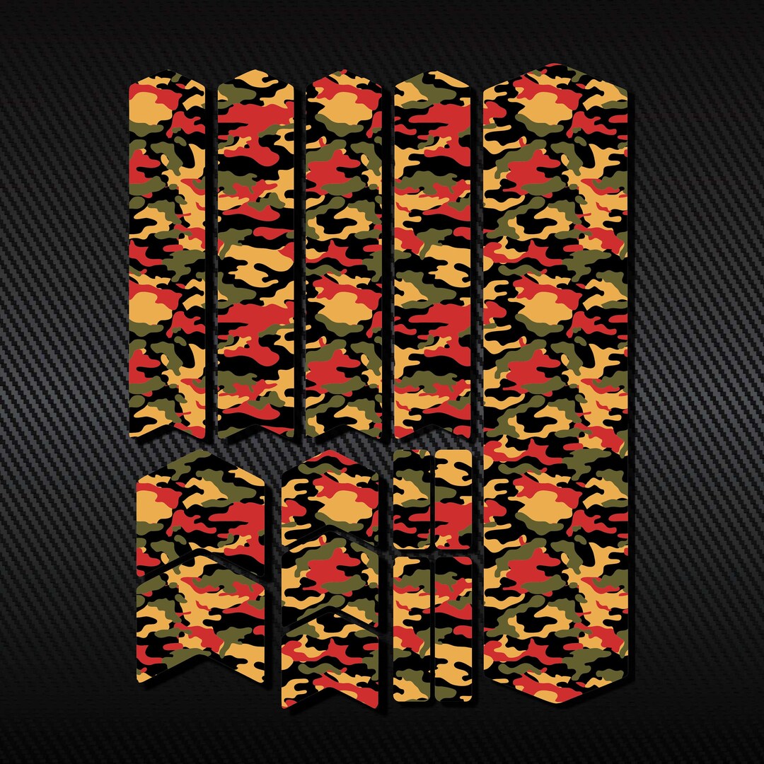 Bicycle Frame Protector Decals Set 14 Pcs / Mtb Protection Guard ...