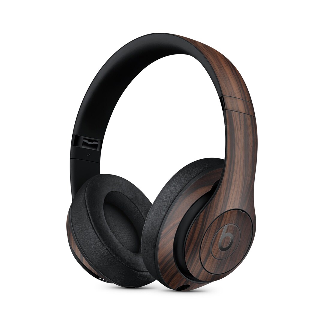 Ebony Wood Pattern Skin for Beats by Dre, Protective Fullbody Wrap ...