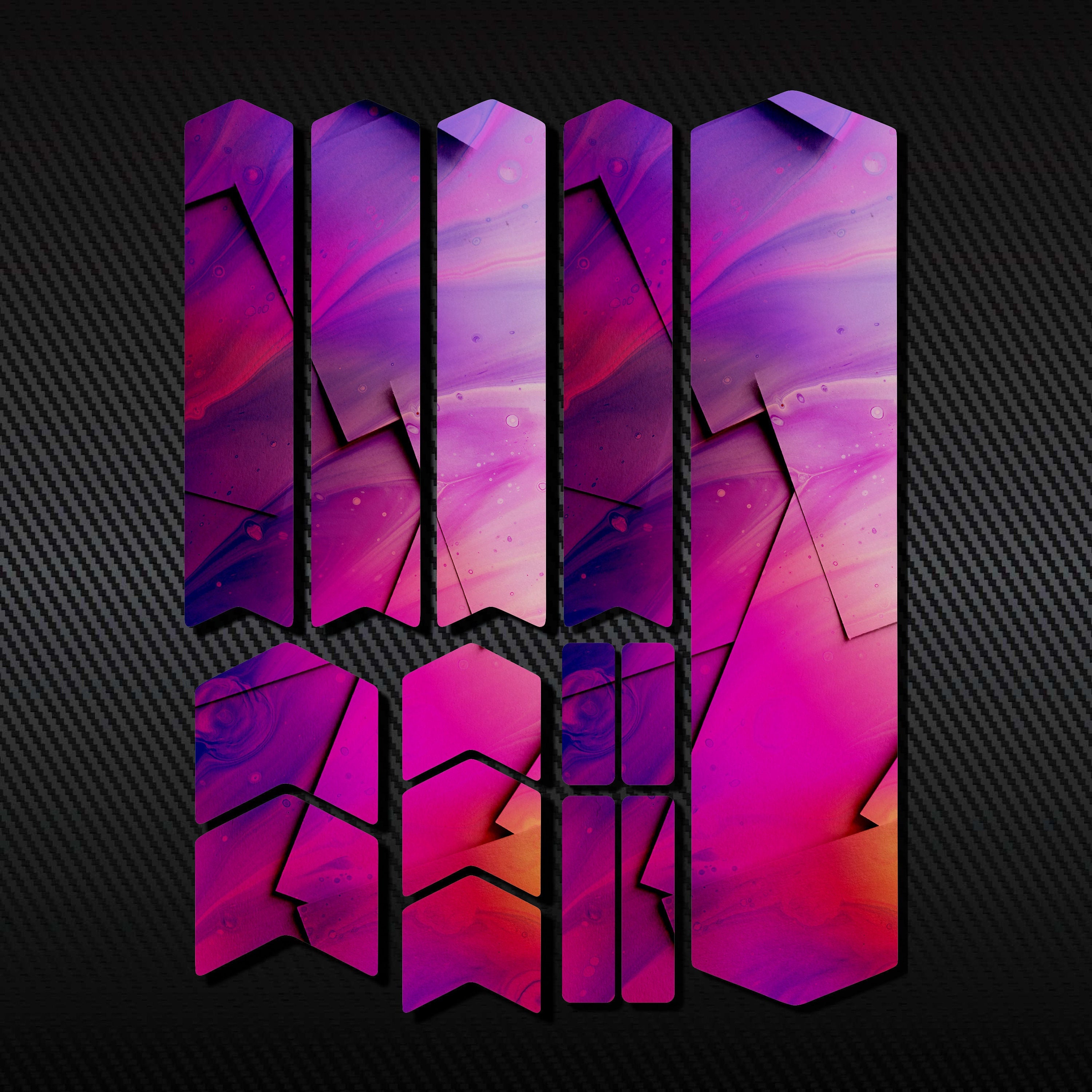 Bicycle Frame Fork Protector Decals Set 14 Pcs / Mtb | Etsy