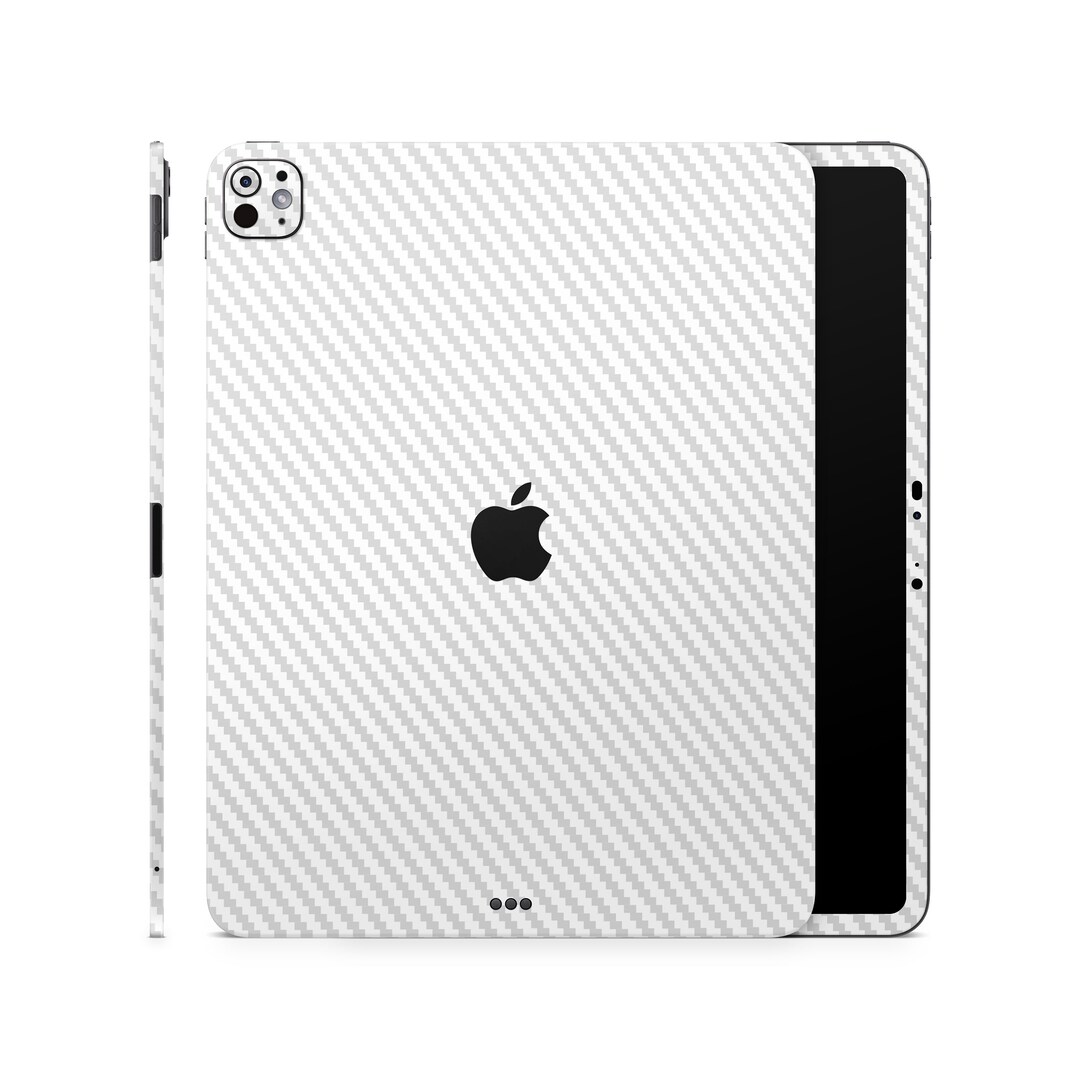 White Carbon Skin for Apple Ipad, iPad Decals, iPad Stickers, Apple ...