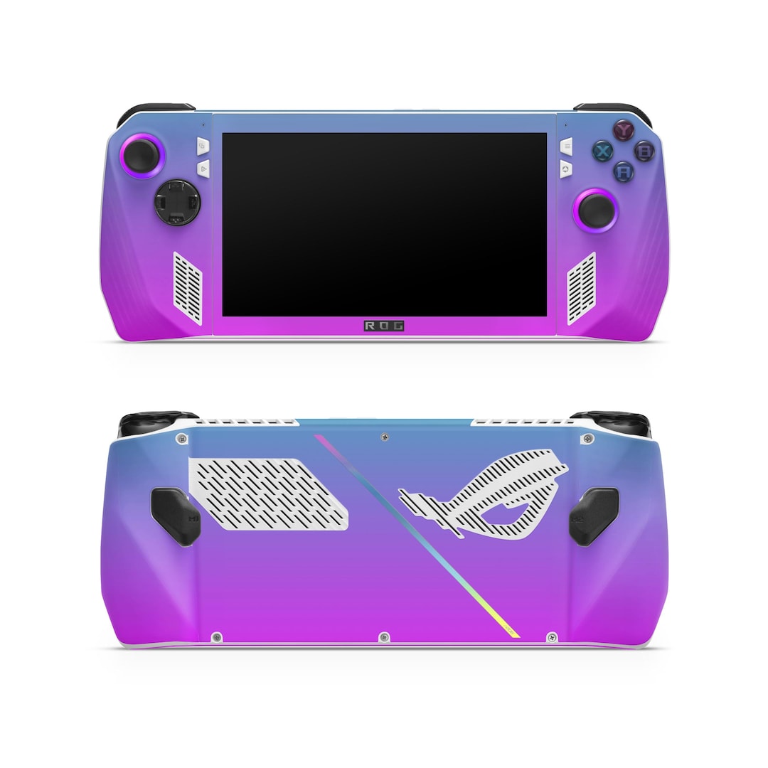 Purple & Cyan Gradient Rog Ally Skin, Skins for Asus Rog Ally, Pastel ...