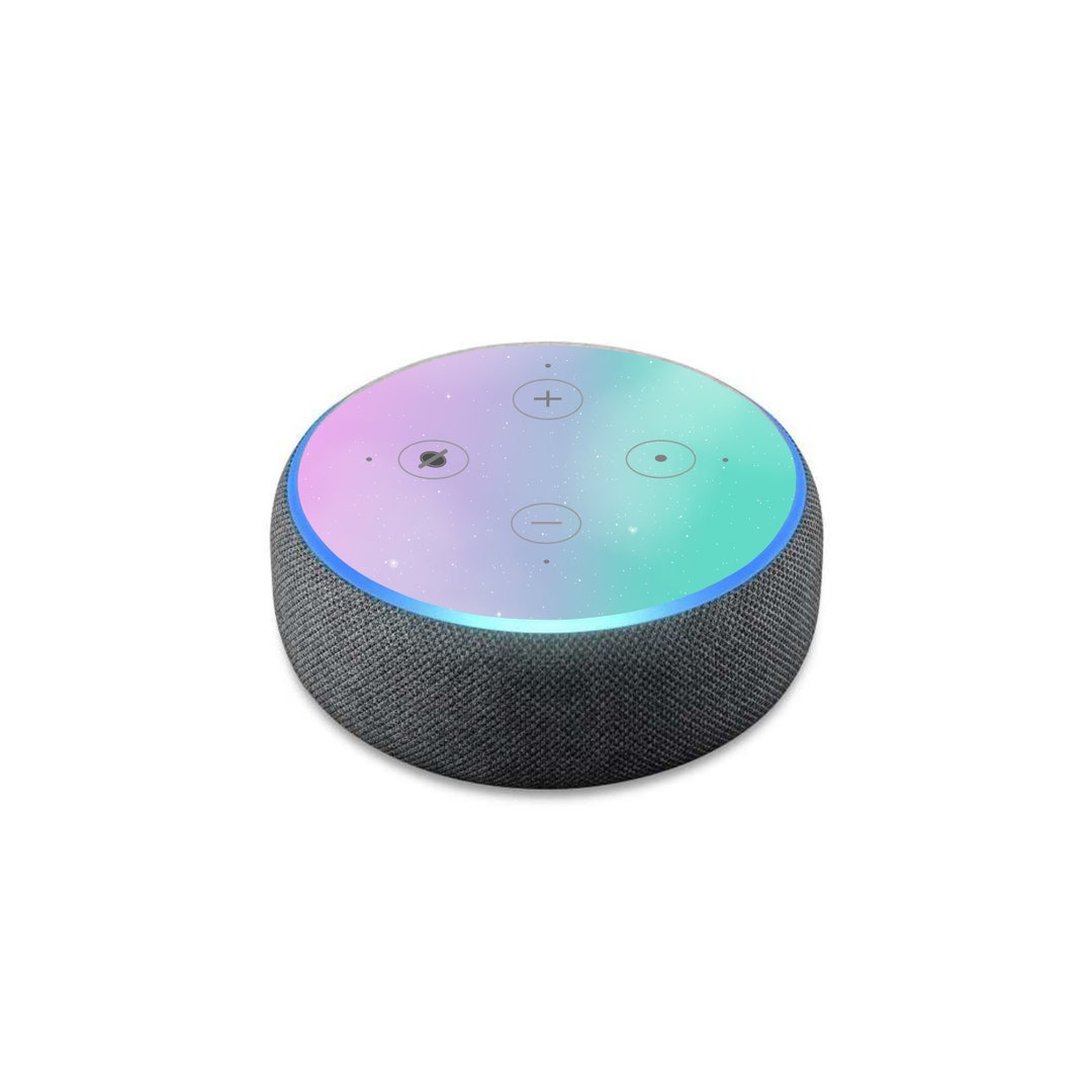 Pastel Galaxy Protective Skin for Amazon Echo Dot 3, Printed Vinyl ...