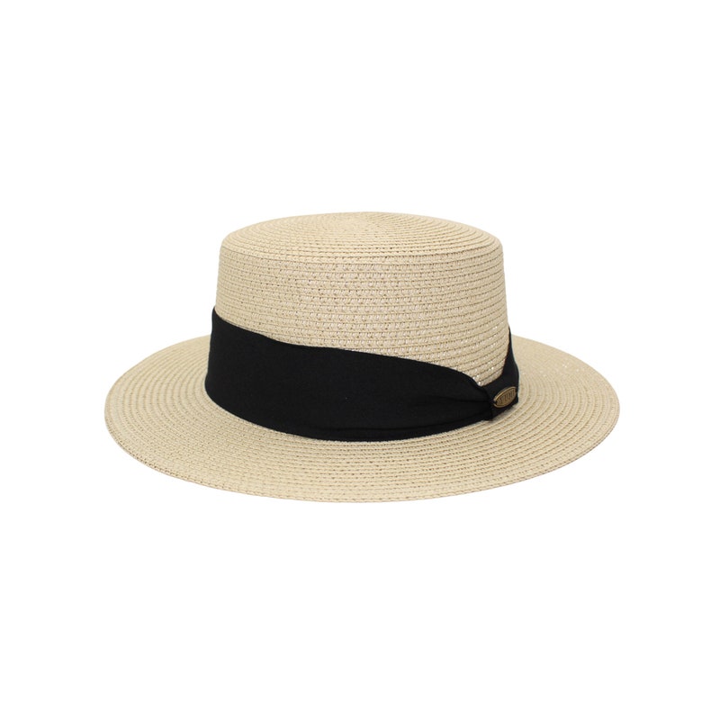 Straw Boater Women's Hat - Etsy
