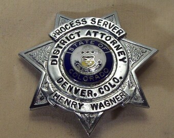 District Attorney Badge - Etsy