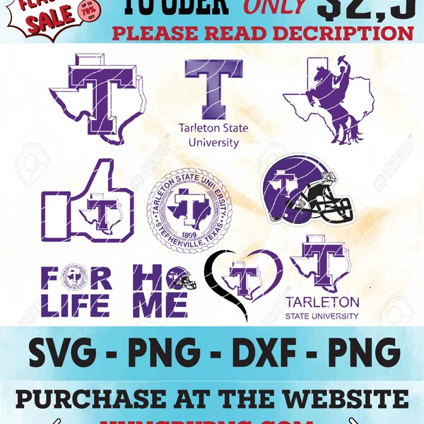 Tarleton State University Svg - Etsy
