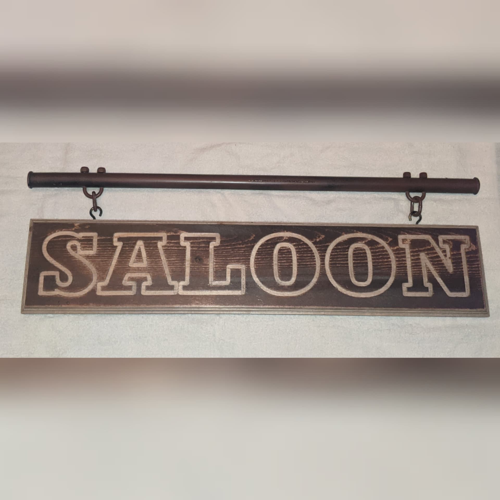 Hanging Wooden Saloon Sign - Etsy