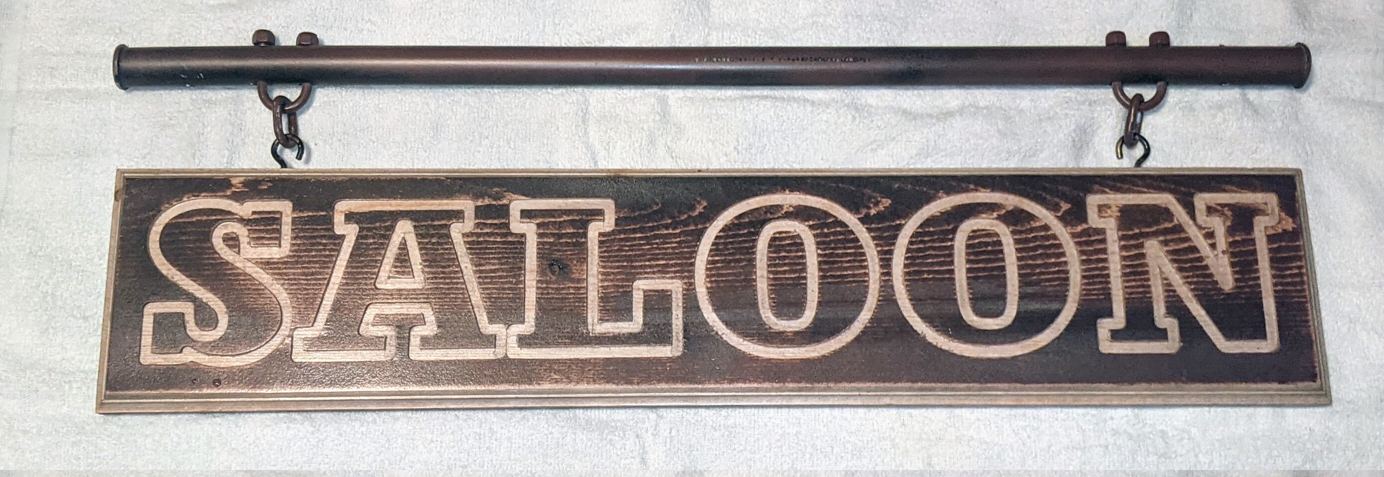Hanging Wooden Saloon Sign - Etsy