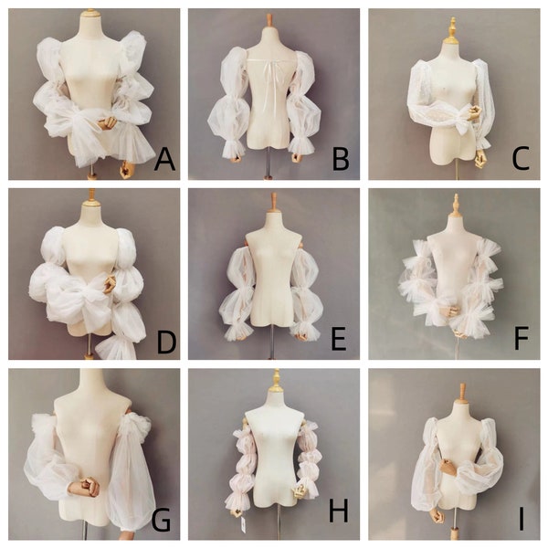 Detachable Long Sleeves for Wedding Dress - Etsy