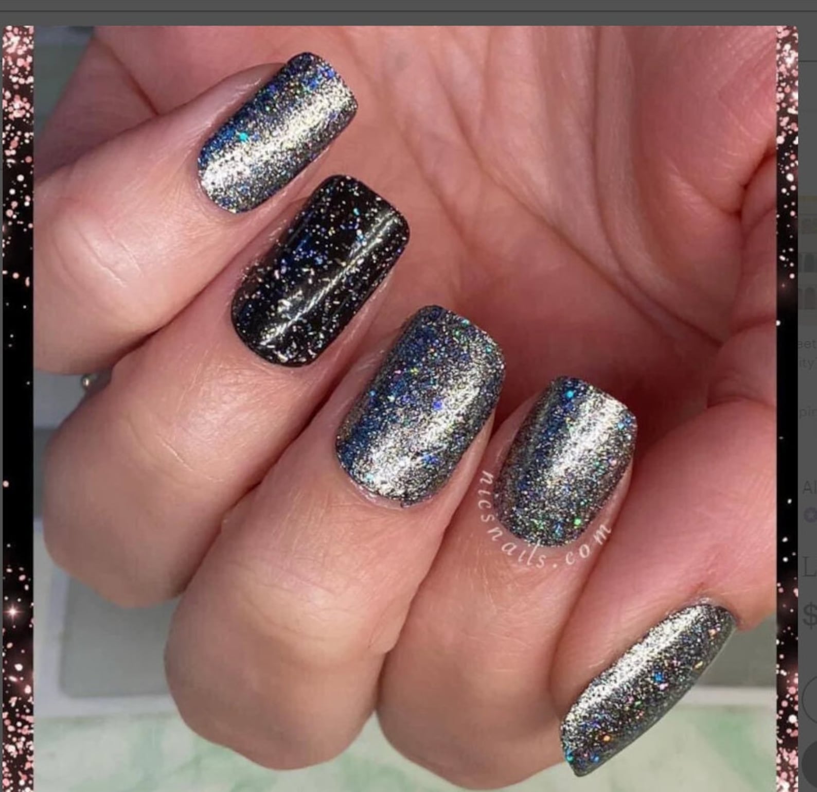 Color Street Nail Strips 100% Real Nail Polish LIGHT YEAR - Etsy