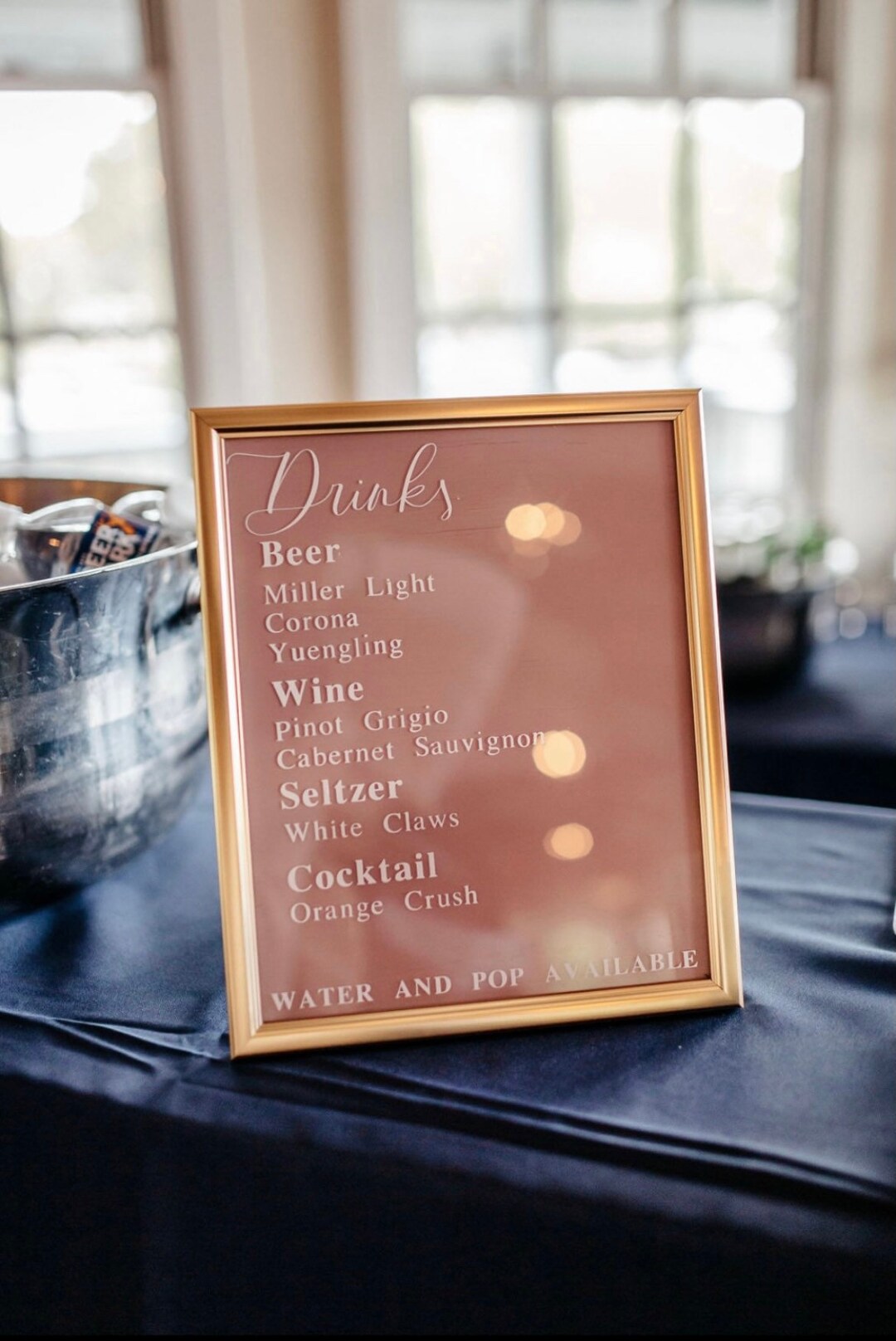 Drink Menu Sign - Etsy