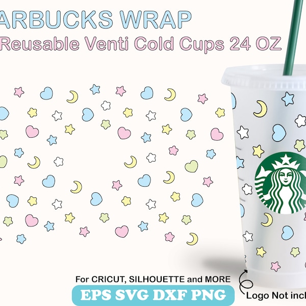 Sailor Moon Cup Wrap Svg - Etsy
