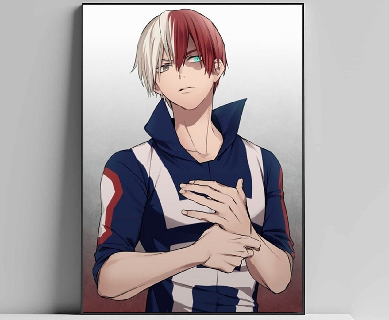 Hero Academia My Hero Todoroki Poster Wall Decor | Etsy