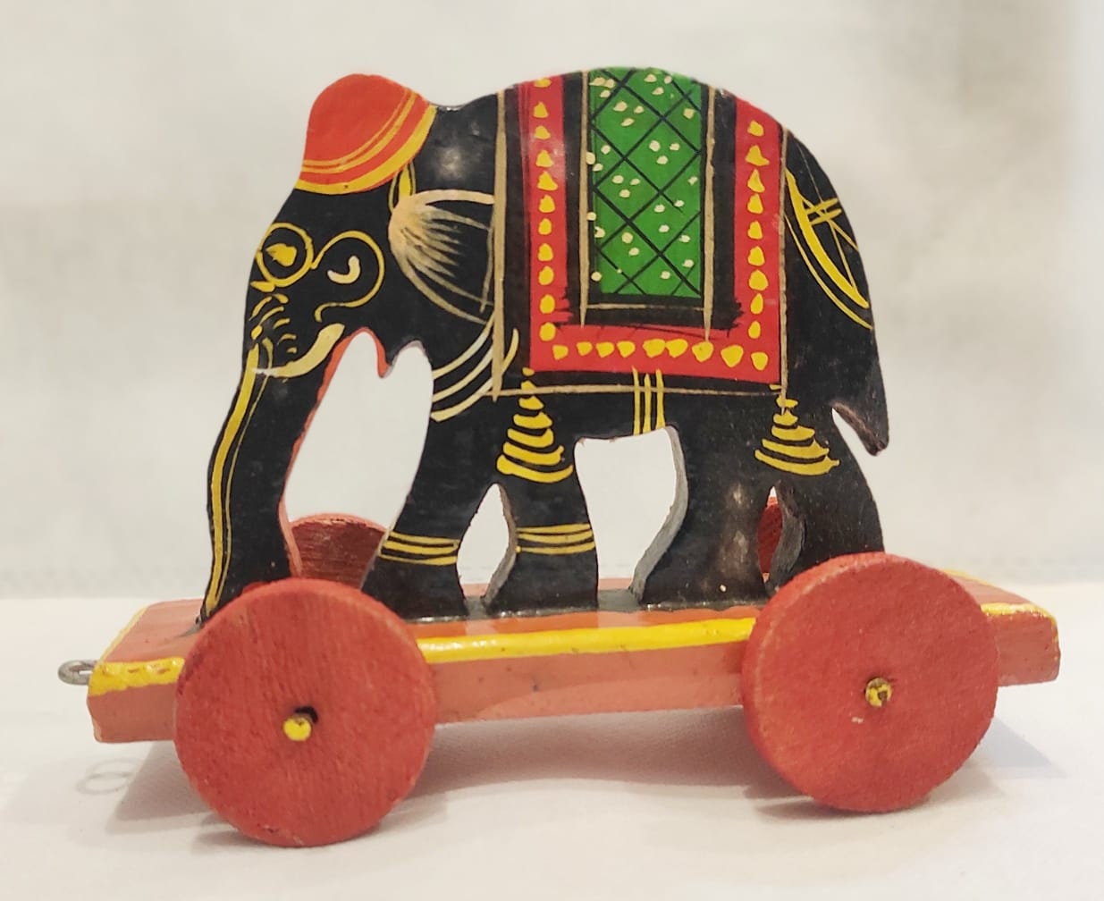 Wooden Elephant Cart for Childrens. Handpainted Wooden - Etsy