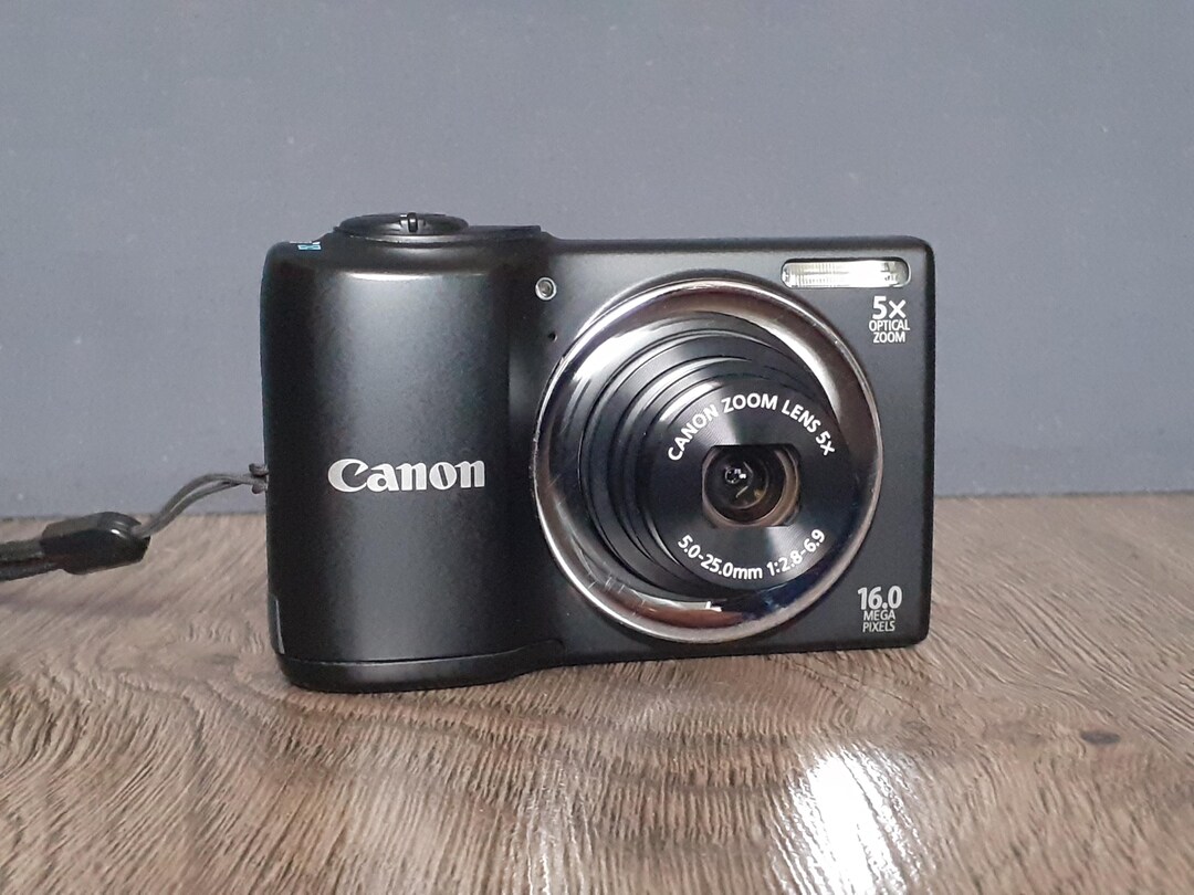 Compact Digital Camera Canon Powershot A810 HD Black - Etsy