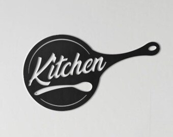 Kitchen Sign Bake Sign Metal Wall Art Quote Metal Wall | Etsy