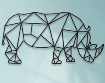Rhino Sign - Etsy