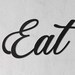 Eat Sign Metal Eat Sign Metal Wall Art Quote Metal Wall - Etsy