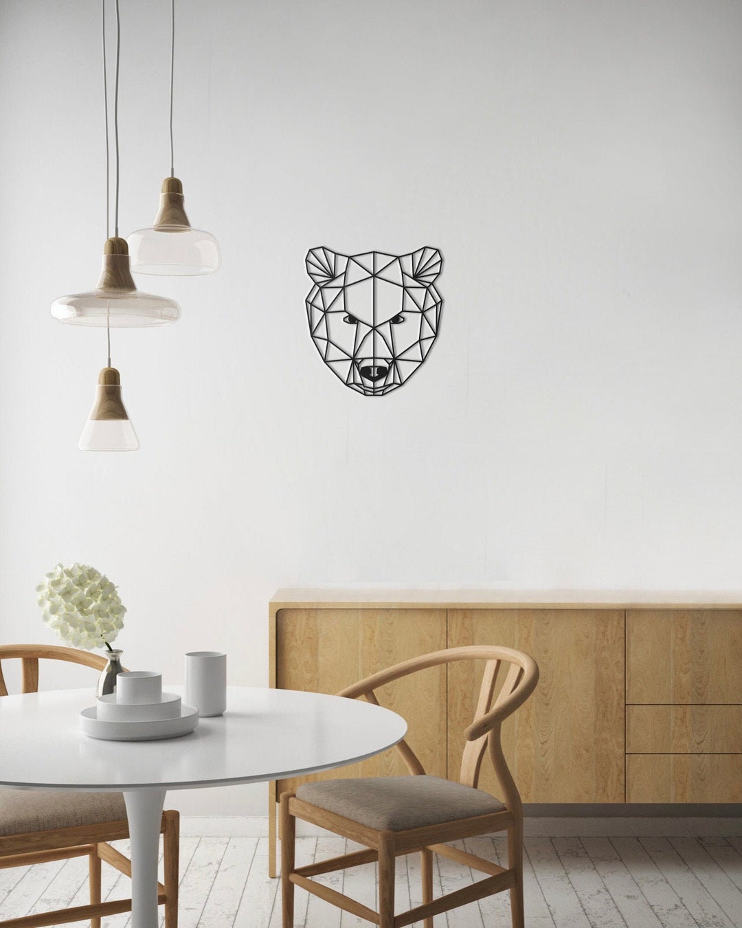 Bear Metal Wall Sign, Animal Metal Wall Art, Grizzly Bear, Wildlife ...