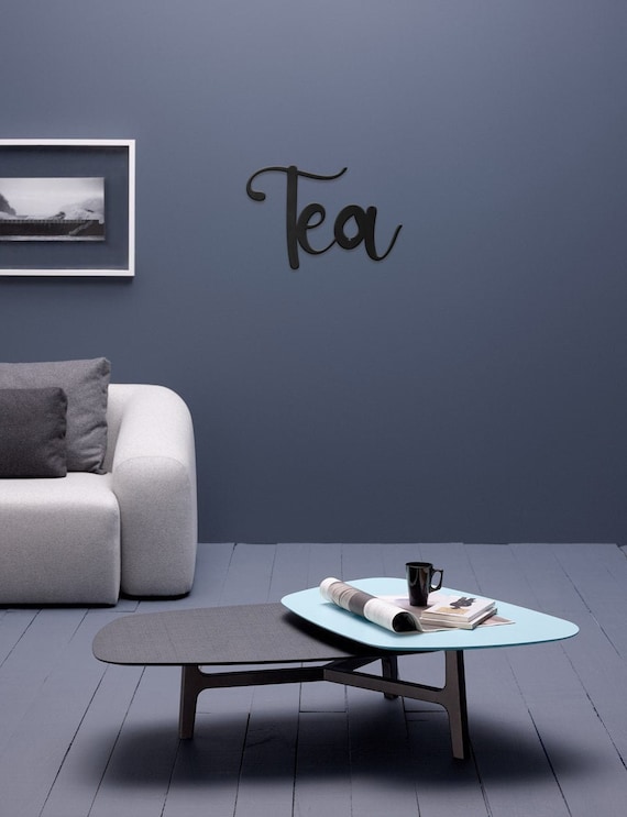 Tea Sign Metal Tea Sign Metal Wall Art Quote Metal Wall | Etsy