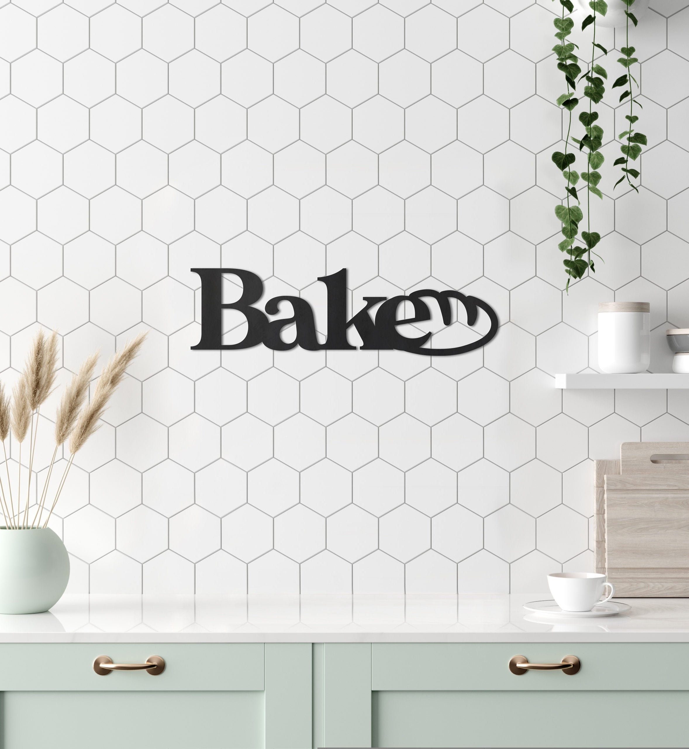 Bake Bread Sign Metal Baking Sign Metal Wall Art Quote - Etsy