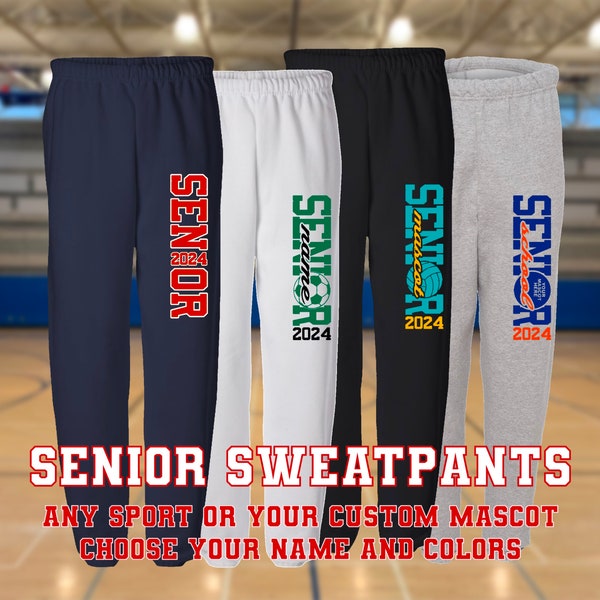 Personalized Sports or Team Sweatpants. Customize With Your Choice of ...