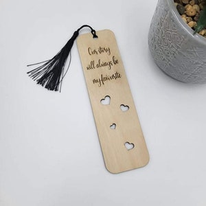 Custom Wooden Bookmark - Etsy