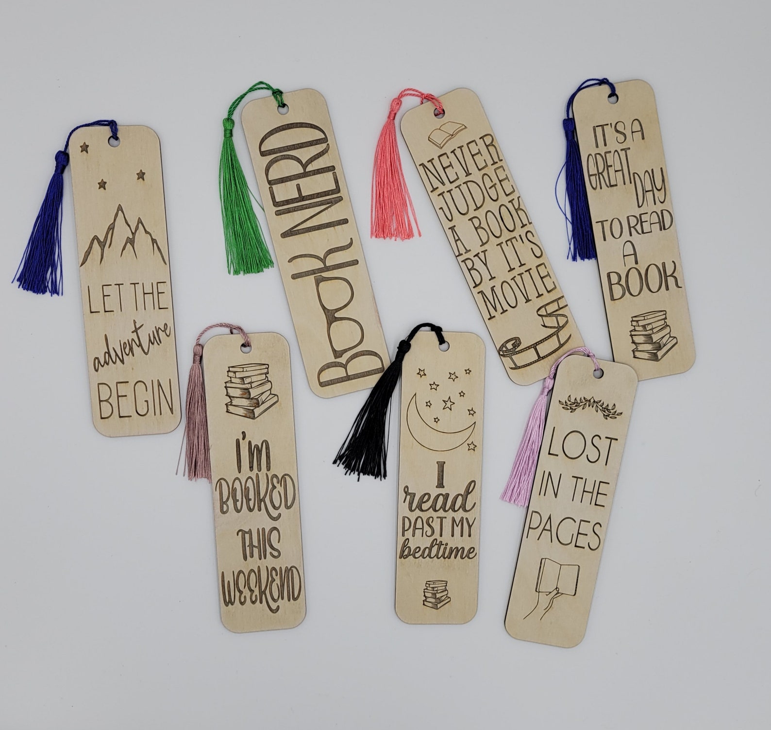 Custom Wooden Bookmark - Etsy