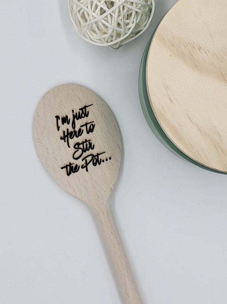 Laser Engraved Wooden Spoons - Etsy