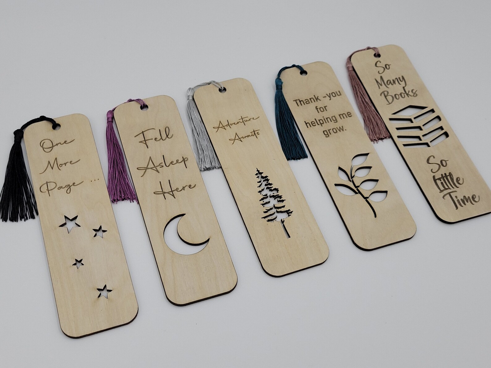 Custom Wooden Bookmark - Etsy