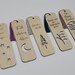 Custom Wooden Bookmark - Etsy