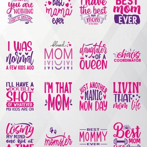 Mother's Day Bundle #9 - Mother's Day Svg - Mother's Day Pack - Mother ...