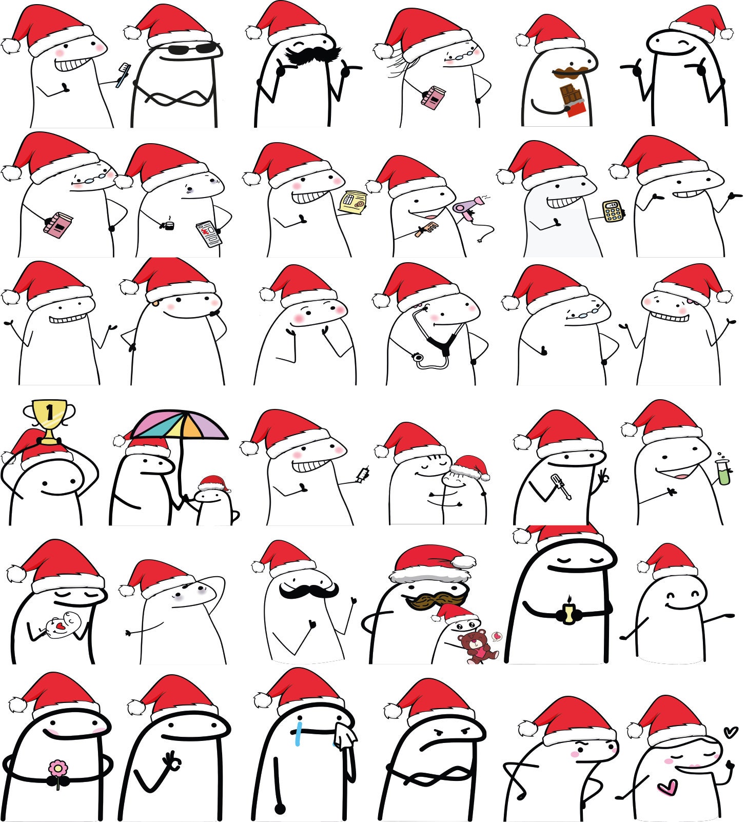 Mega Kit 125 Flork 125 Chrismast Flork Bundle Flork - Etsy México