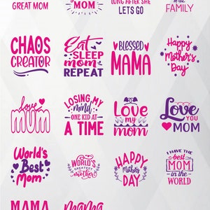 Mother's Day Bundle #9 - Mother's Day Svg - Mother's Day Pack - Mother ...
