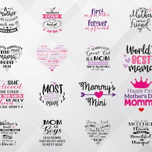 Mother's Day Mega Bundle - Mother's Day Svg - Mother's Day Pack ...