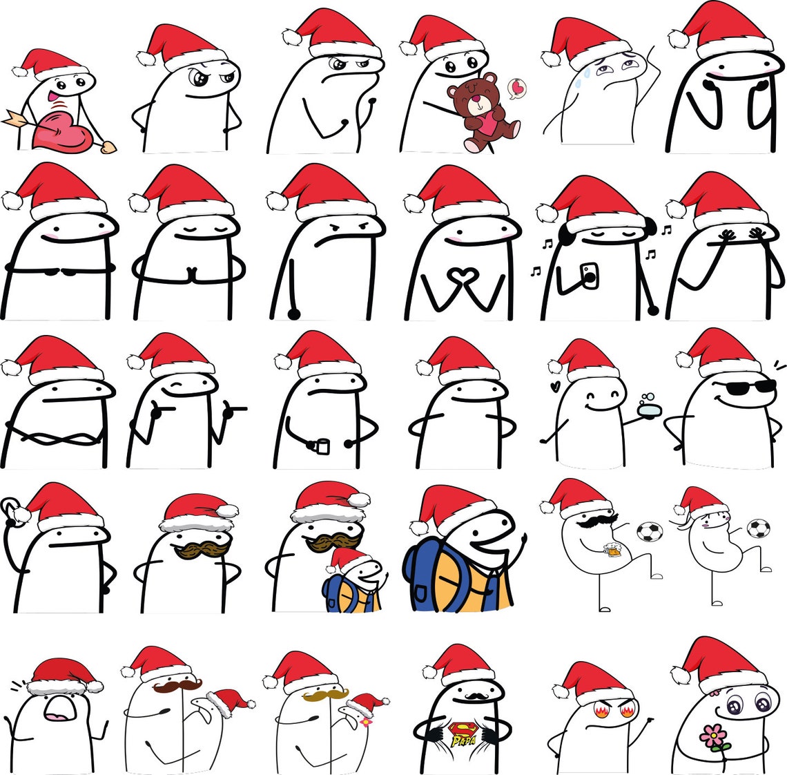 Mega Kit 125 Flork 125 Chrismast Flork Bundle Flork - Etsy