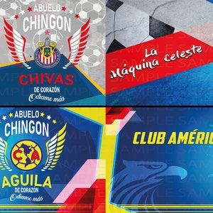 Día Del Abuelo Football 19 Mug Template 9" X 3.5" - Stars Updated ...