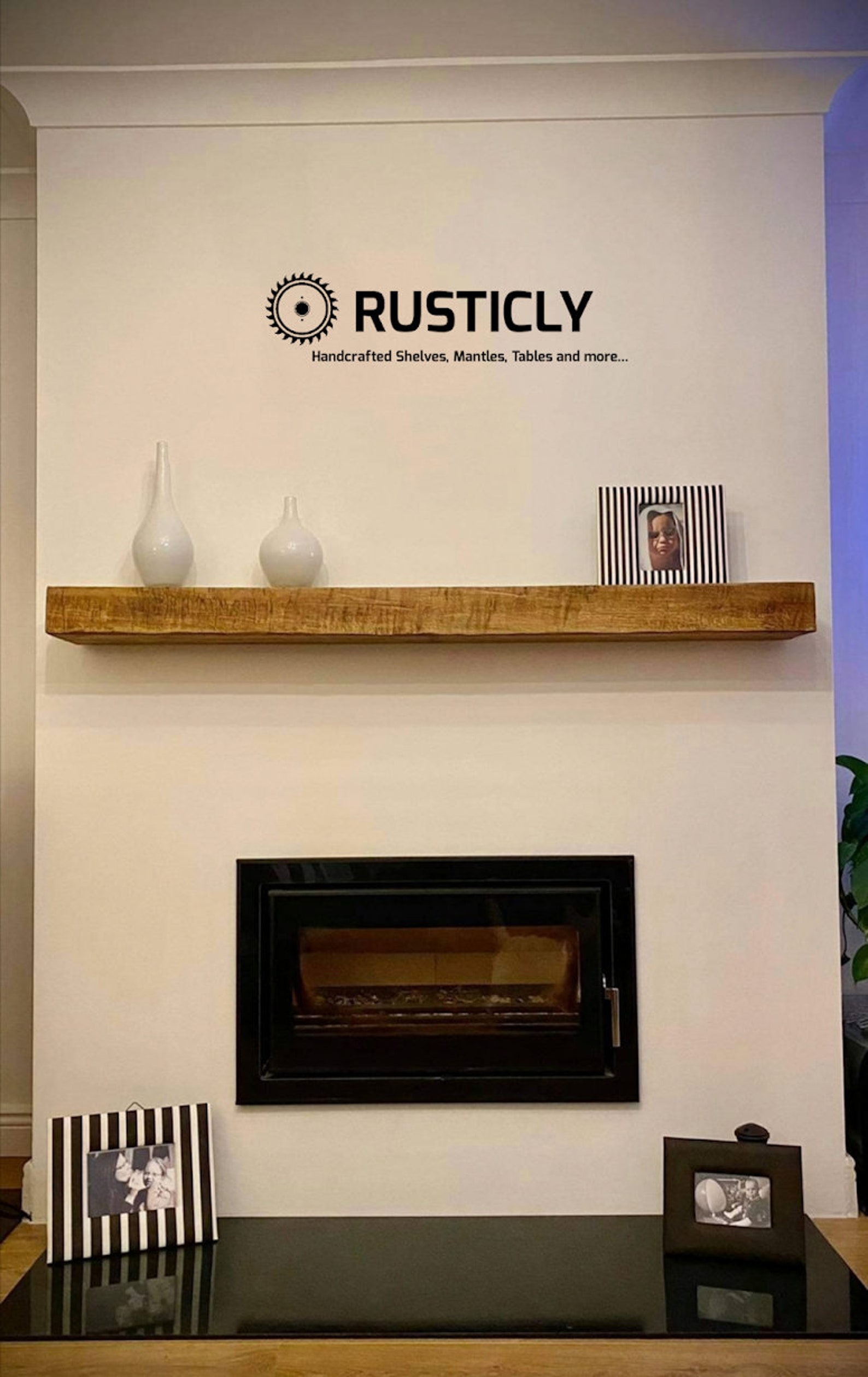 Handcrafted Irish Solid Oak Mantle - Etsy