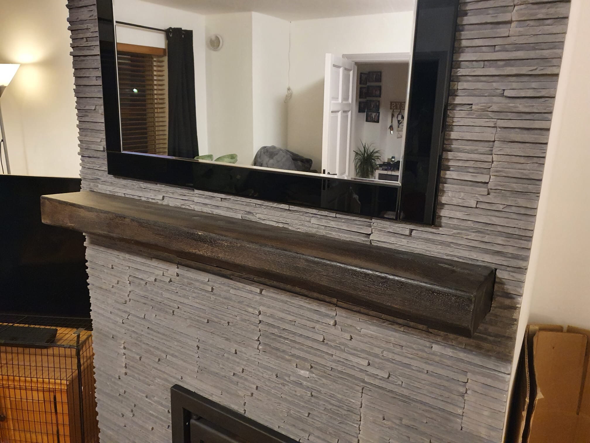 Handcrafted Irish Solid Oak Mantle - Etsy