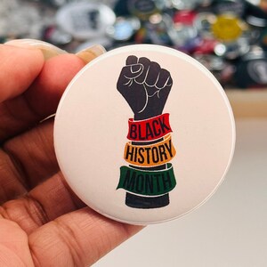 Black History Pinback Button |juneteenth Badge| Melanin Culture Bundle ...