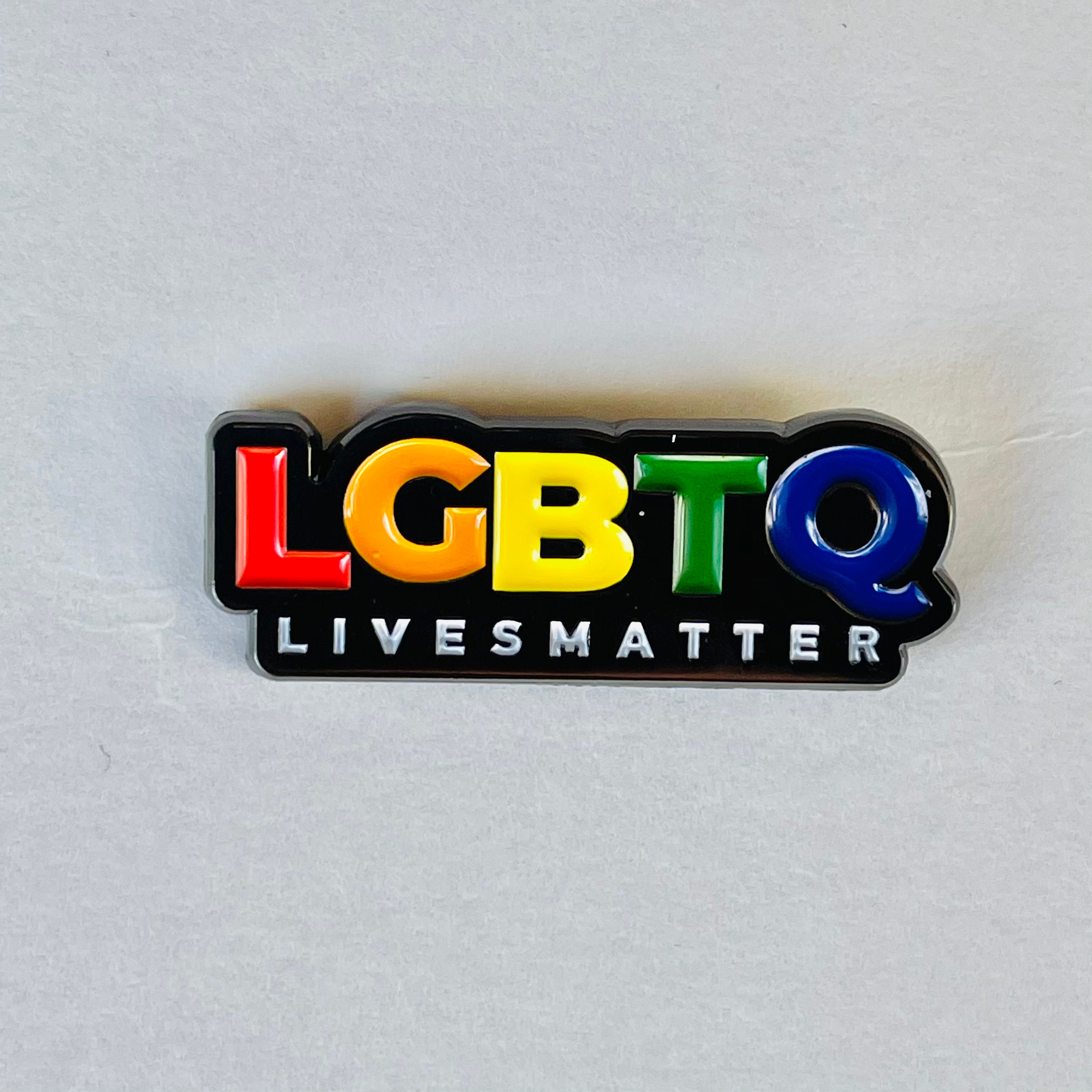 Inclusive Pride Enamel Pin LGBTQ Enamel Pin Anti Hate - Etsy